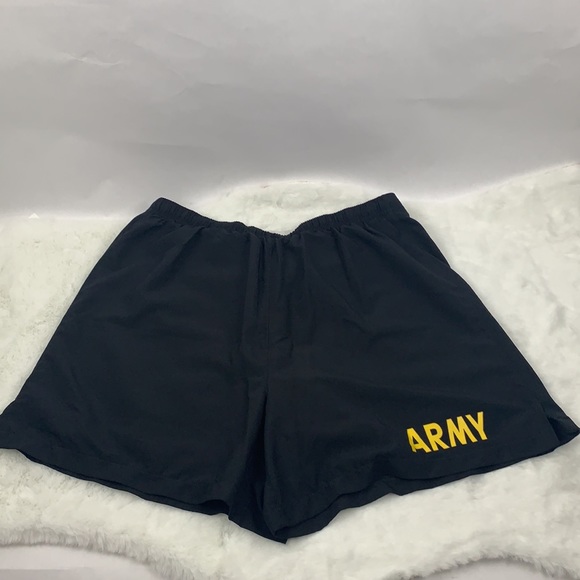 U.S. Army | Shorts | Us Army Logo Physical Fitness Lined Athletic ...